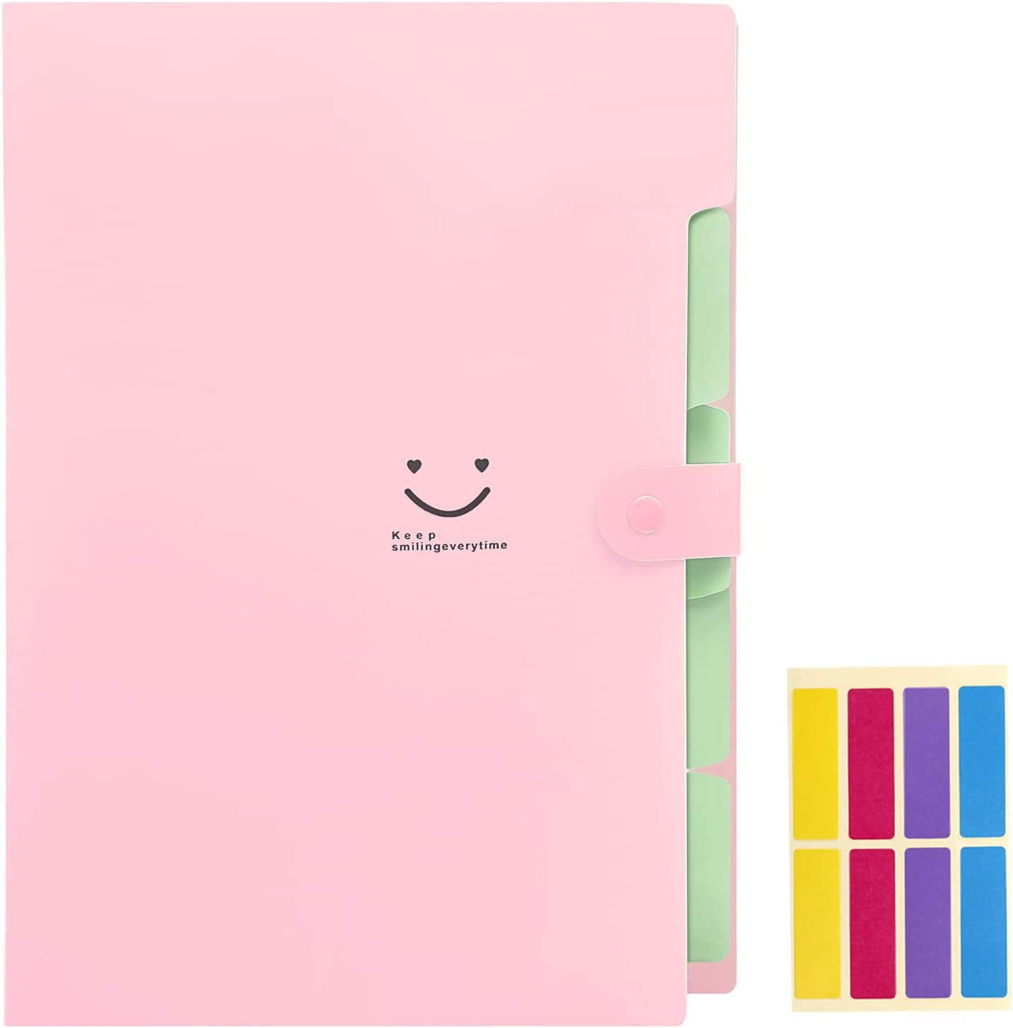 KONVINIT Fächermappe 4 Fächer A4 Ordner Dokumentenmappe PP Erweitern ...