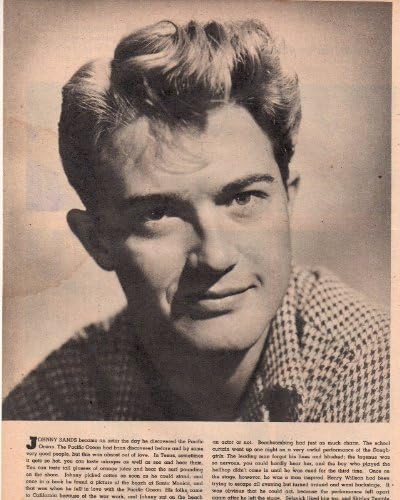 Johnny Sands Clipping Magazine photo orig 1pg 8x10 M3669 at Amazon's ...