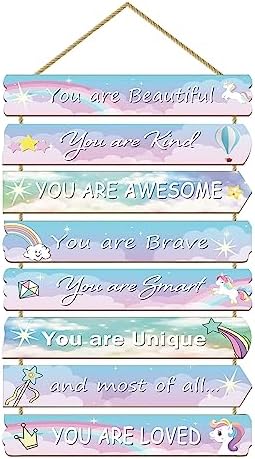 Amazon.com: Girls Room Decor Unicorn Room Decor for Girls Bedroom ...