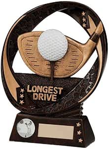 Personalised Longest Drive Golf Shield Trophy Award Engraved - Enter ...
