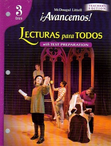 Lecturas para todos Workbook (Avancemos!, Level 3) (Spanish Edition ...