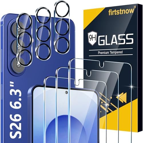 Amazon.com: 3 Pack for Samsung Galaxy S26 Screen Protector Tempered ...