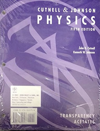 Physics Transparency Acetates 5e: Cutnell, John D.: 9780471355793 ...
