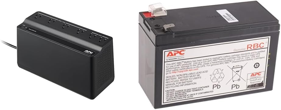 Amazon.com: APC UPS Battery Backup Surge Protector, 425VA Backup ...