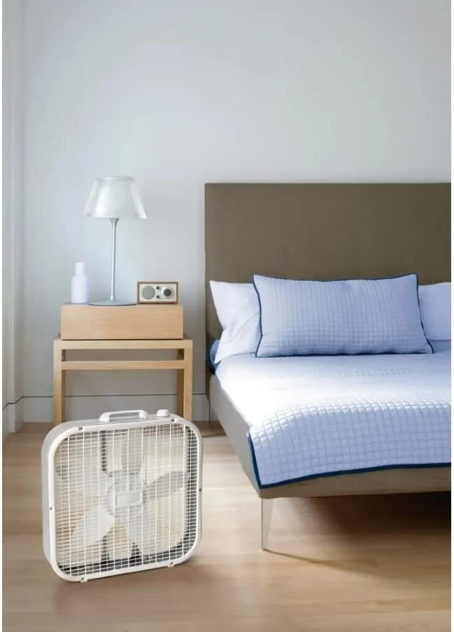 HOLMES Ventilador de caja clásico de 20 pulgadas con 3 velocidades ...