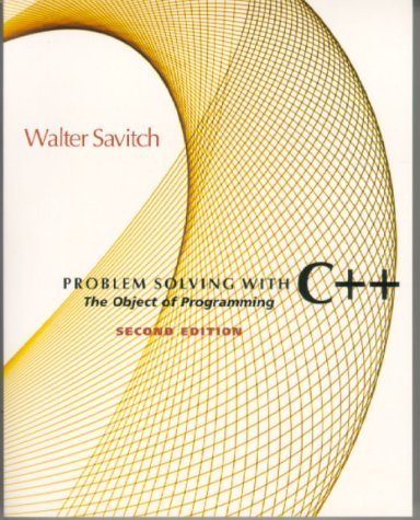 Amazon.com: Problem Solving With C++: The Object of Programming by Walter J. Savitch (1998-08-03 ...