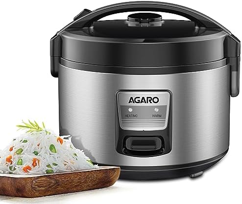 Buy AGARO Regal Electric Rice Cooker, 3 Liters Ceramic Inner Bowl ...