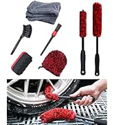 Amazon.com: 7PCS Pro-Grade Wheel Cleaning Kit: Long Handle Soft Wheel ...