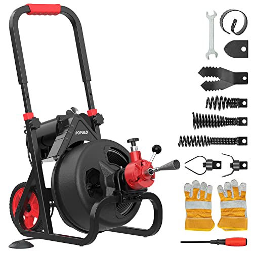 Snapklik.com : POPULO 8-Piece Drain Cutter Set - Tackle Any Clog