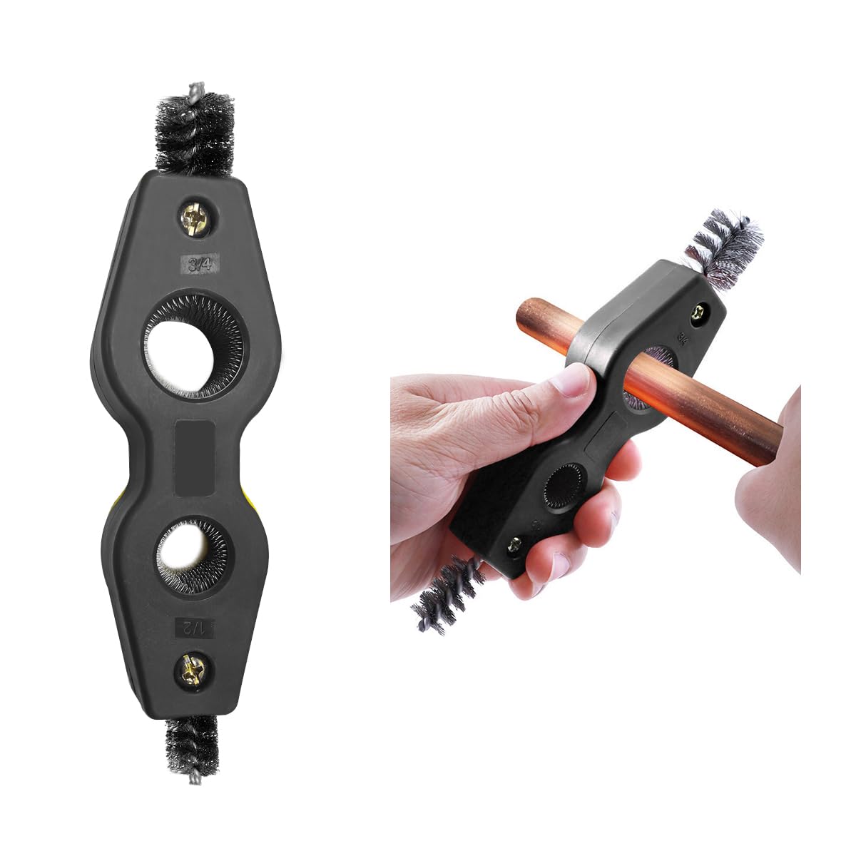 Amazon.com: Sylvil Car Battery Terminal Cleaning Brush, 4 in 1 Steel ...