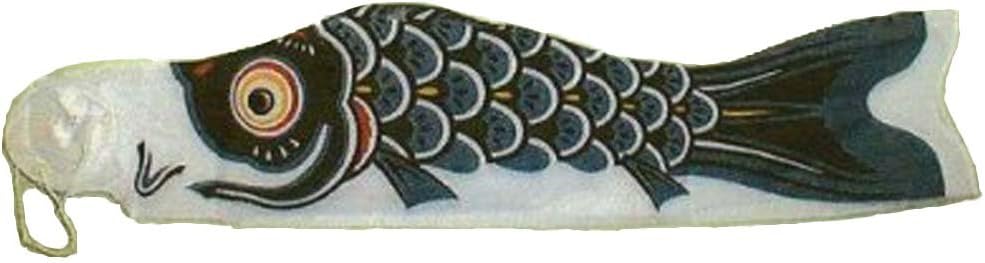 Amazon.com : Black Koinobori Carp Windsock, 10 Foot #TKN009BK : Wind ...