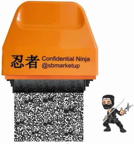 Amazon.com : ID Confidential Roller Stamp NinJa made in Japan, Identity ...