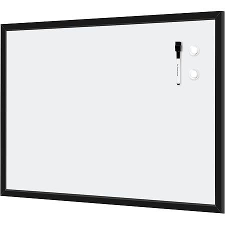 Amazon.com : Magnetic Glass Dry Erase Board - 48 x 32 Inches Wall Mounted Glass Whiteboard ...