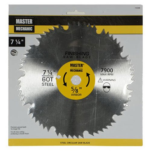 Steel Combo Circular Saw Blade, 60 Teeth, 7-1/4-In. -155408 : Buy ...