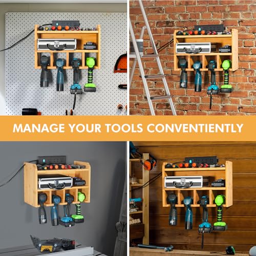 Snapklik.com : XCSOURCE Drill Charging Station Drill Holder Wall ...