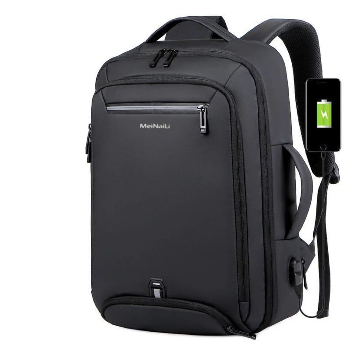 N Elegance Meinaili USB Charging New Business Backpack Men’s Large ...