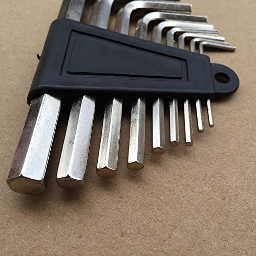 PRAV® Nickel Plated Set Allen Wrench 9 Piece : Amazon.in: Home Improvement