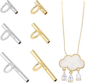 Amazon.com: SUPERFINDINGS 6Pcs 3Size Brass Pin to Pendant Converter ...