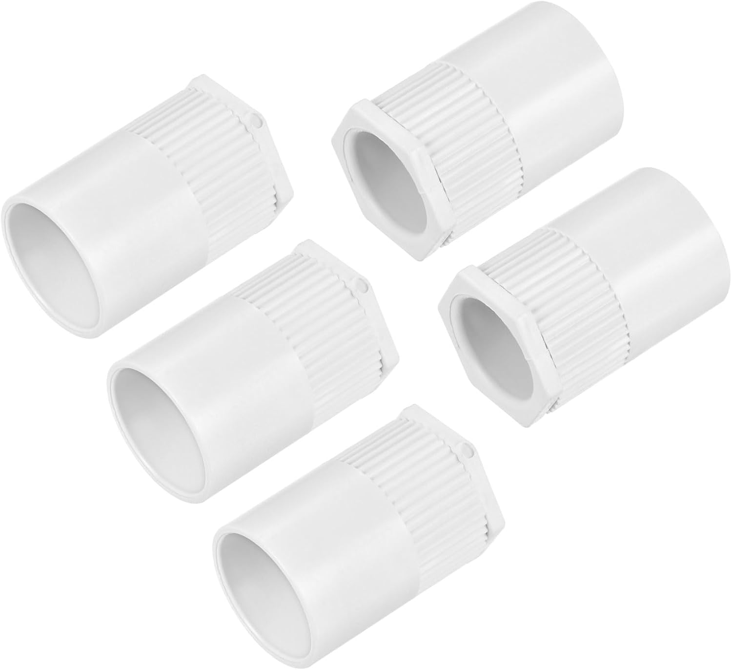 sourcing map 10PCS Conduit Adaptor Male PVC Lock Nut for 25mm Tube Dia ...