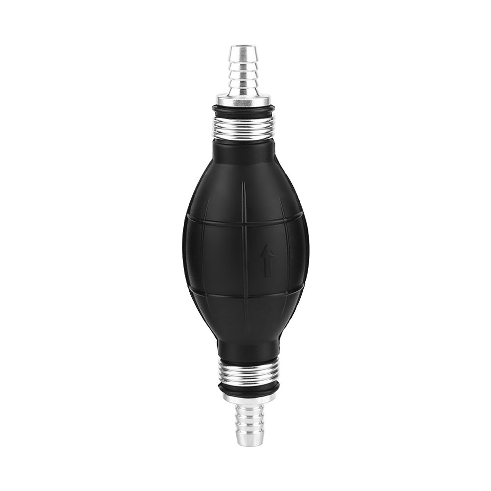Gas Oil Water Fuel Transfer Siphon Pump, Rubber & Aluminum Gasoline ...