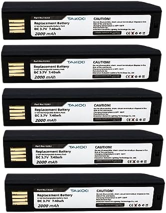 Amazon.com: Youejoeq (5-Pack) BAT-SCN01 Replacement Battery for 3820 ...
