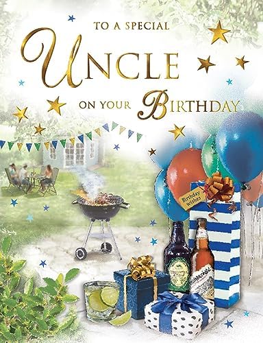Regal Publishing Special Uncle Birthday Card BBQ - 8 x 6 inches ...