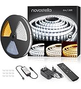 Amazon.com: NOVOSTELLA 20ft Tunable White LED Strip Light kit Dimmable ...