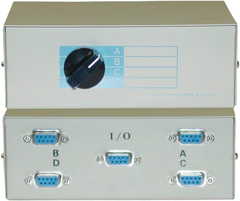 Amazon.com: ABCD 4 Way Switch Box, DB9 Female : Electronics