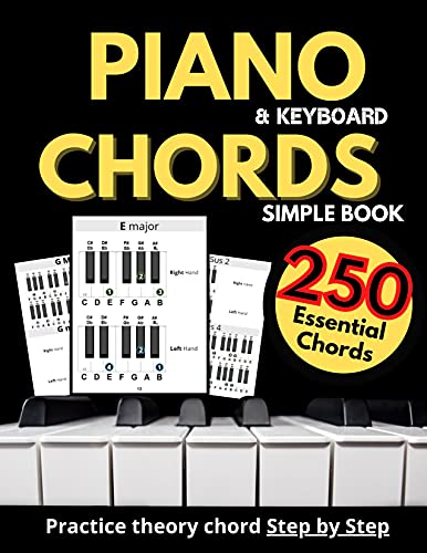Piano & Keyboard Simple Chords Book, Theory Chord Step by Step ...