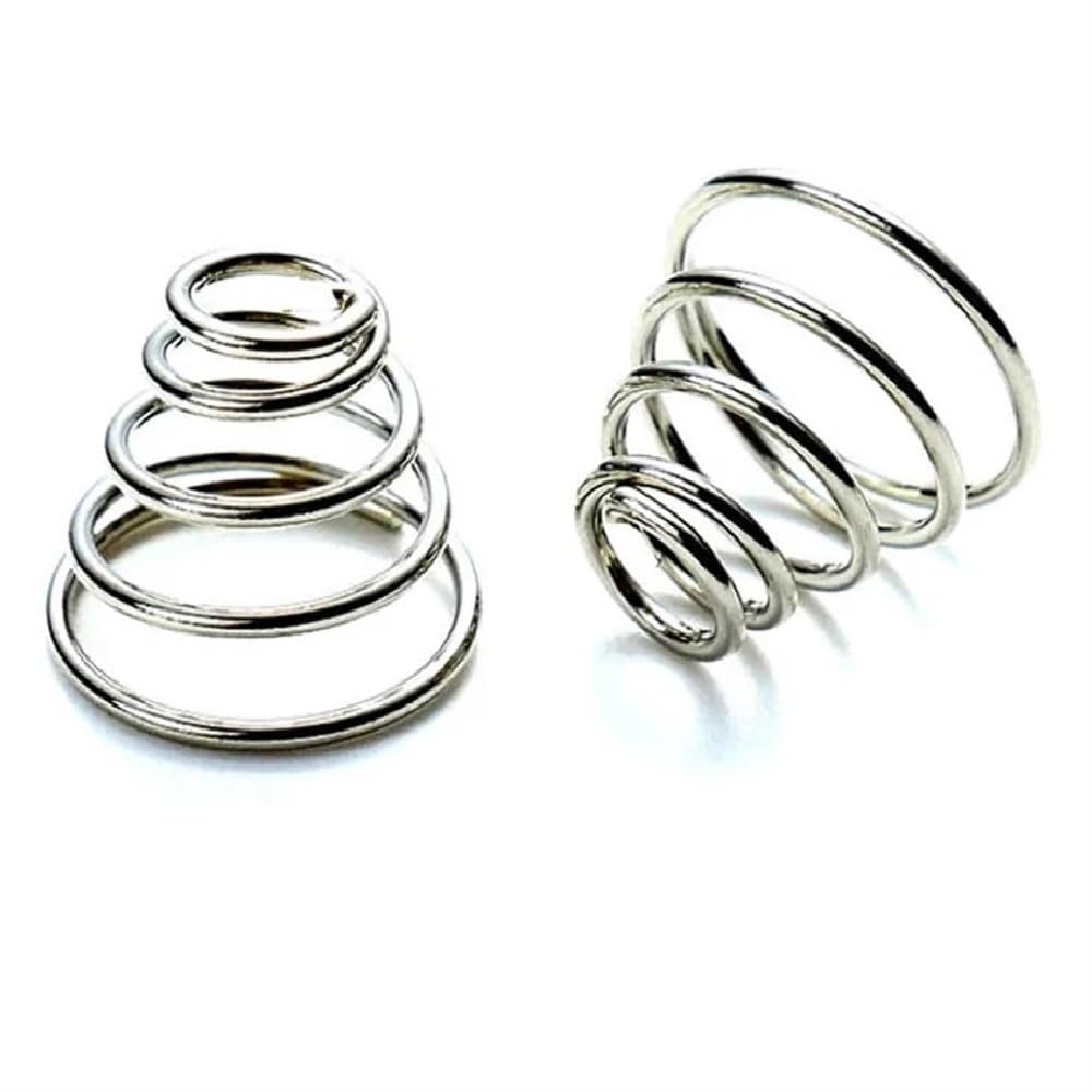10pcs 304 Stainless Steel Tower Springs, Conical Cone Small Springs ...
