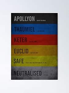 Amazon.com: GAVIMAX SCP Classes Poster: Posters & Prints