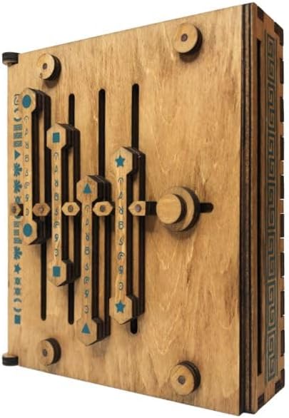 Amazon.com: Project Genius: True Genius - Caesar's Codex, Wood Brainteaser Puzzle, Based on ...