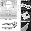 Cabinet Hinge Repair Plate Hinge Fixing Plates Kit Stainless Steel ...