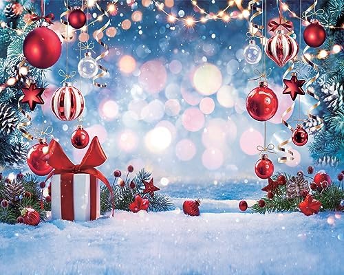 Amazon.com : LYCGS 10X8ft Christmas Backdrop Winter Dream Wonderland ...