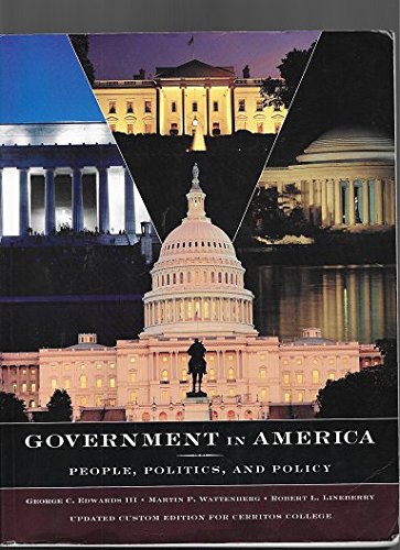 Government in America: People, Politics, and Policy (2012 Election ...