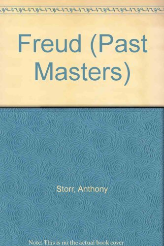 Amazon.com: Freud (Past Masters): 9780192122742: Storr, Anthony: Books