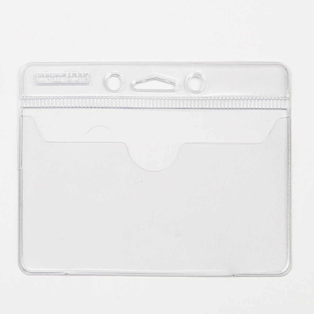 Buy IDENTIBADGE x 50pcs Drop Back Landscape Plastic Horizontal Name Tag ...