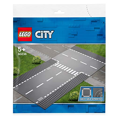 LEGO 60236 City Supplementary Straight and T-junction 2 x Base Plates ...