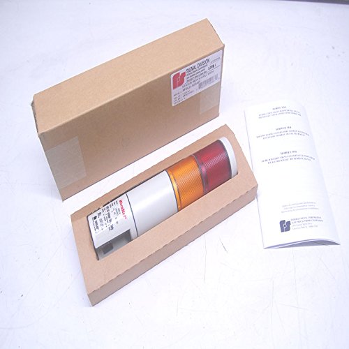 Federal Signal Microstat, 2-high, 120VAC, Amber/red: Amazon.com ...