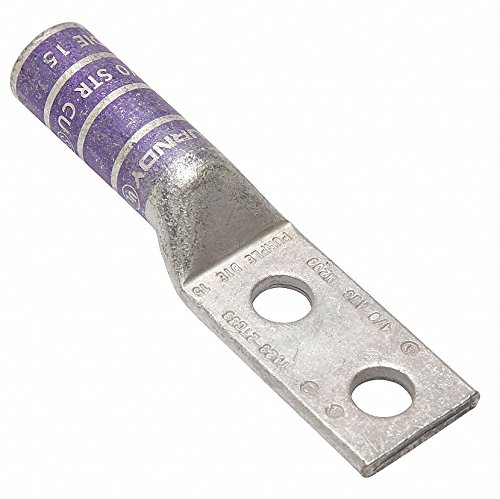 Buy Burndy Llc Burndy 4/0 Two-Hole Lug Compression Connector, Straight ...
