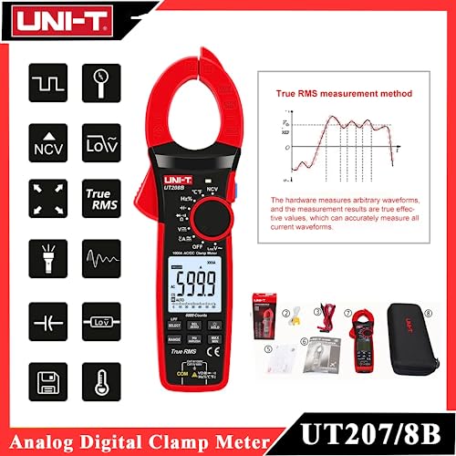 Snapklik.com : UNI-T UT205E UT206B UT207B UT208B Analog Digital Clamp ...