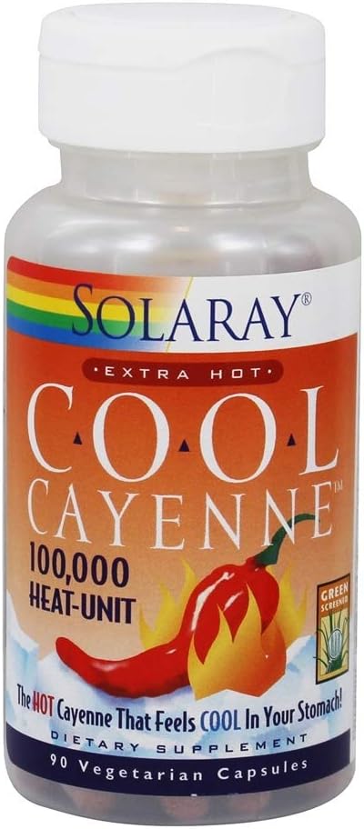 Amazon.com: Solaray - Cool Cayenne Extra Hot - 90 Capsules : Health ...