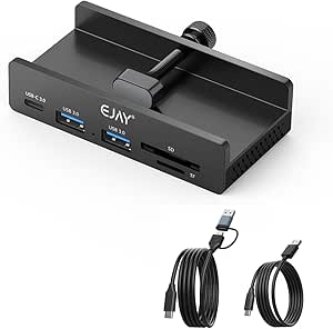 Amazon.com: EJAY 5Ports USB3.0 HUB Alu Splitter Desktop Docking with ...