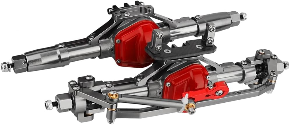Amazon.com: Pothyes Aluminum Front Rear Complete Axle Set with Enhanced ...