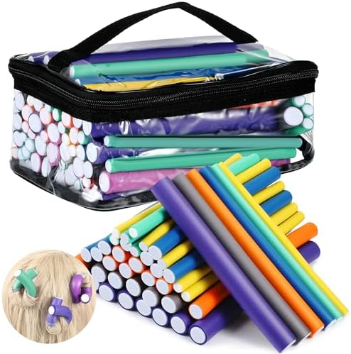 Amazon.com : Lyrow 240 Pcs 7 Inches Hair Curlers Rollers Flexible ...