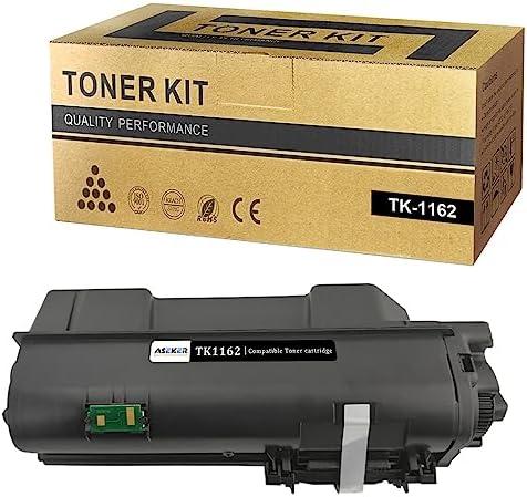 Amazon.com: KYOCERA Genuine TK-1162 Black Toner Cartridge for ECOSYS ...