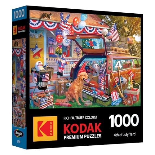 Snapklik.com : Kodak Premium - 4th Of July Yard - 1000 Piece Jigsaw ...