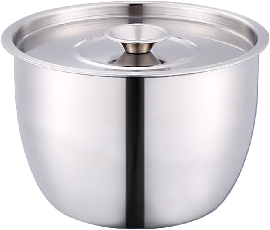 Amazon.com: Yardwe Stainless Steel Mixing Bowl with Lid, 8.26 Inch ...