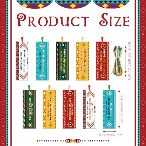 Snapklik.com : Cholemy 200 Pcs Native American Heritage Bookmarks For ...
