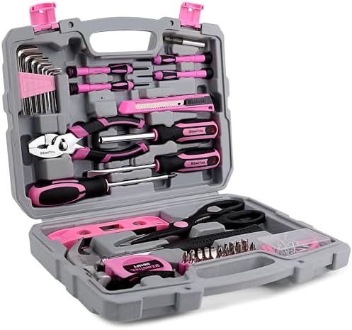 KingTool 149-Piece Pink Tool Kit - Basic Home Repair Tool Set, Small ...